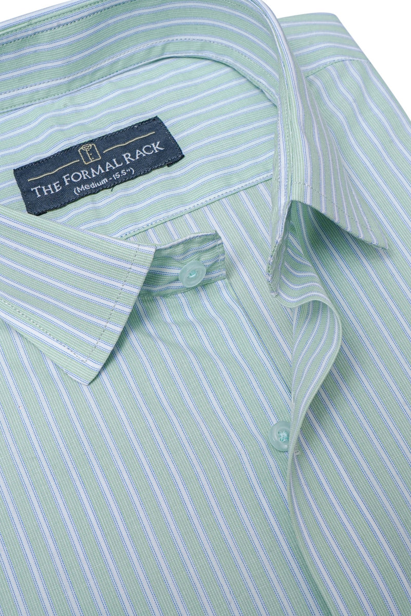 Mint Green Pin Stripes – The Formal Rack